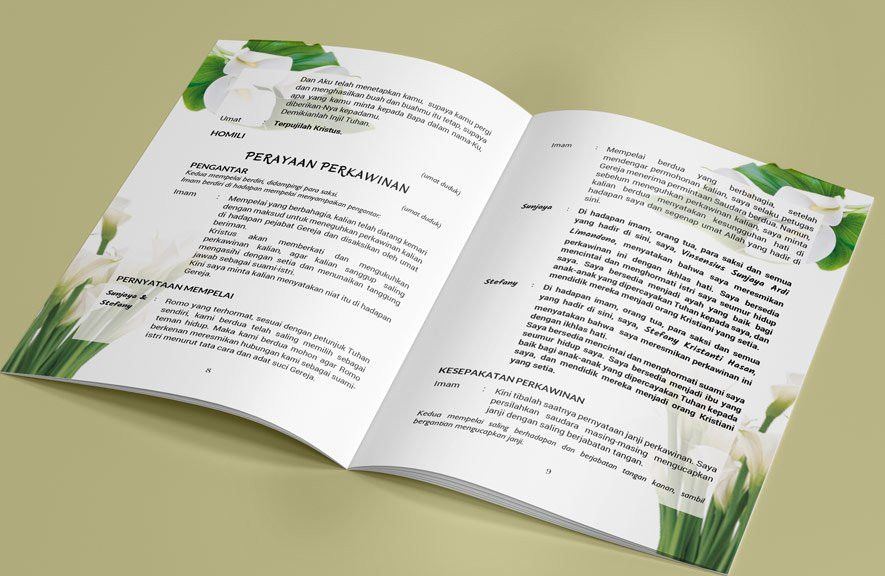 Buku Liturgi Pernikahan - Wedding Market