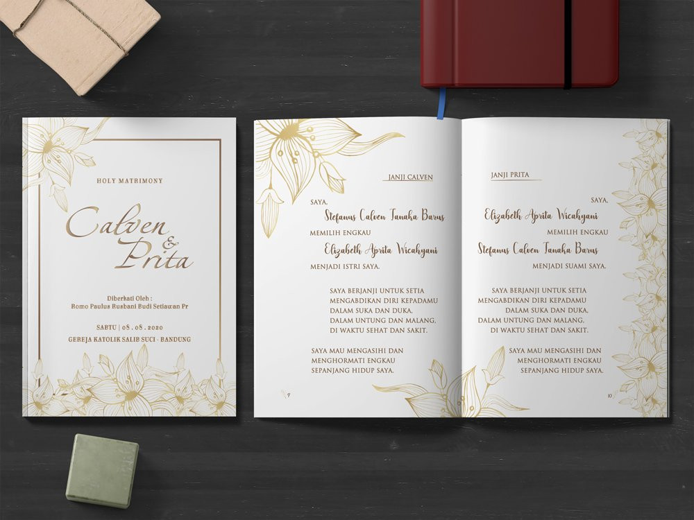 Buku Liturgi Pernikahan - Wedding Market