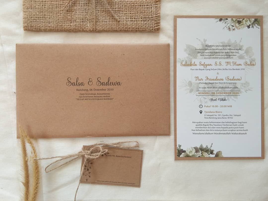 Vintage Undangan Rustic - Wedding Market