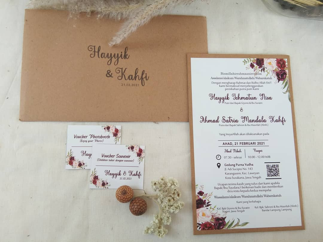 Vintage Undangan Rustic - Wedding Market